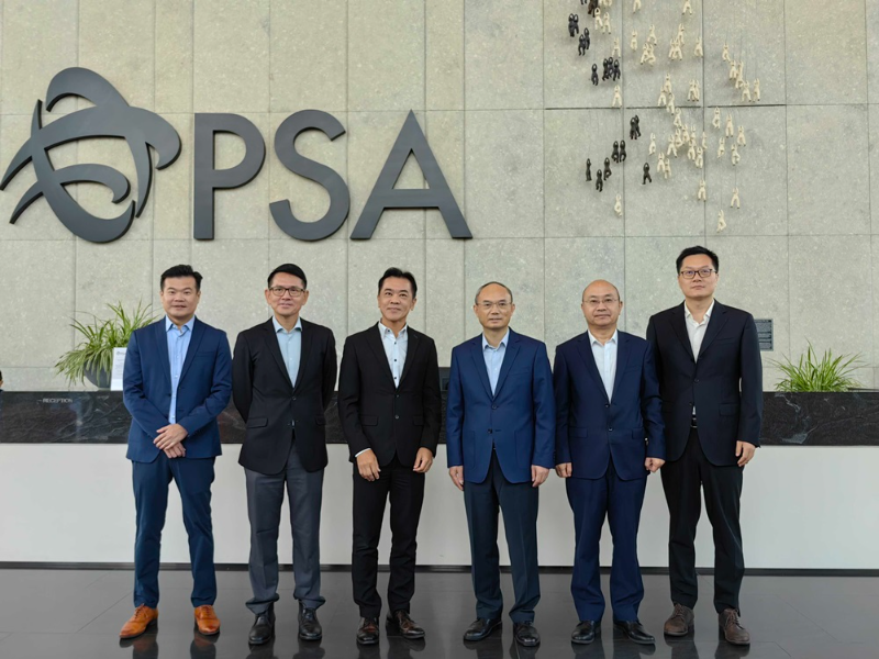 中国驻新加坡大使参访新加坡PSA国际港务集团并与驻新重点中资海运企业座谈